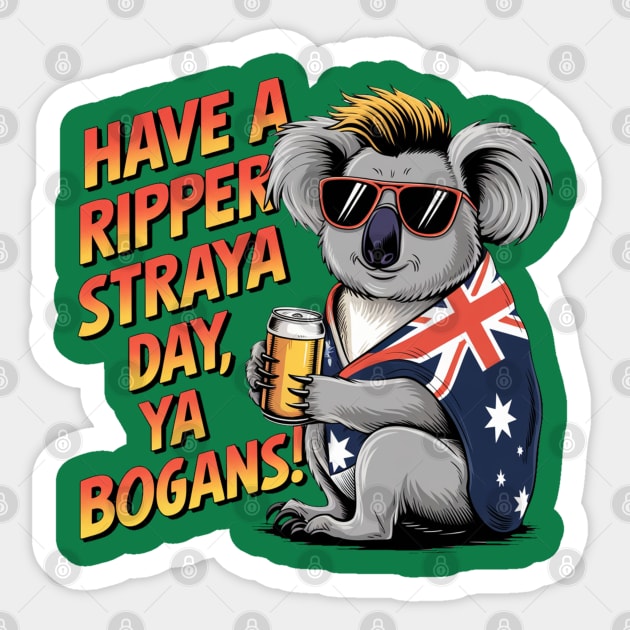Aussie Australia Day Funny - "Ripper Straya Day Bogan 90s Bootleg " - Aussie Australia Day Funny ...
